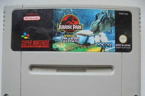 Super Nintendo Jurassic Park 2