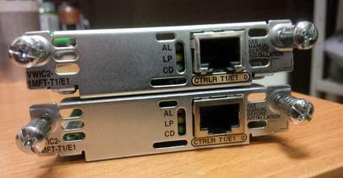 Модуль Cisco vwic2-1MFT-T1/E1 Б/У