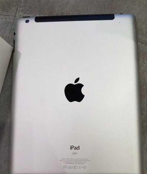 iPad 3, Wi-Fi, A1430, Cellular LTE, 64Gb Black