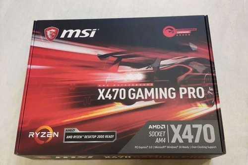 MSI X470 Gaming proматеринская плата AM4
