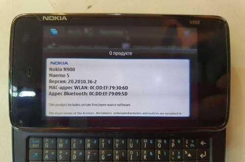 Легендарный смартфон Nokia N900