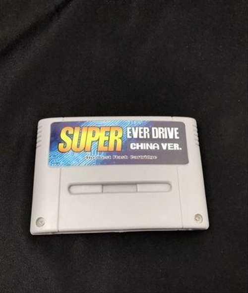 Super ever drive флеш картридж для snes