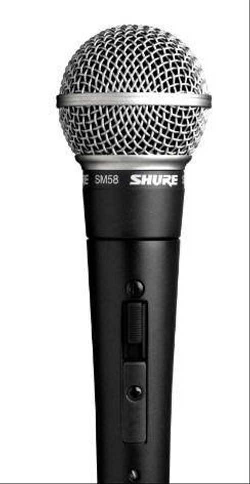 Микрофон Shure SM58S, новый
