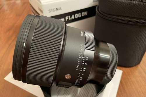Sigma 85mm f1.4 DG DN ART Sony E