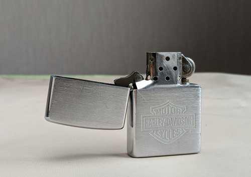 Оригинал зажигалка Zippo с лого Harley Davidson