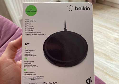 Беспроводное зу Belkin,10Вт чёрный