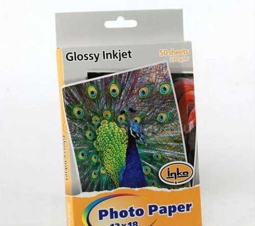 Фотобумага Glossy Inkjet 13x18