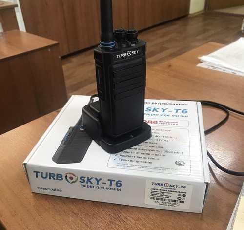 Рация / Профессиональная радиостанция turbo SKY-T6