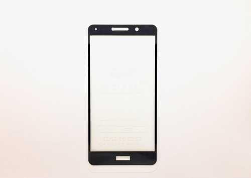 Стекло защитное Huawei Honor 6x чёрное