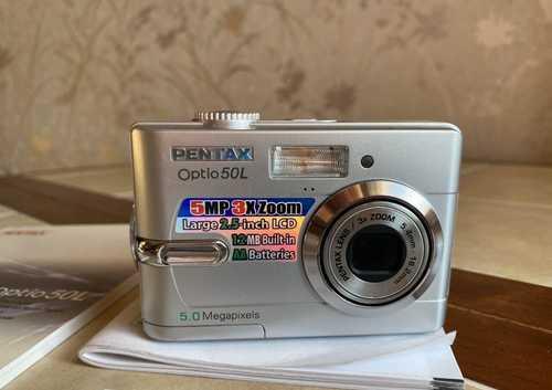 Цифровая фотокамера pentax Optio 50L
