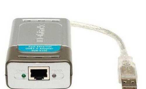 USB-LAN 100 (RJ-45) Переходник D-Link DUB-E100 бу