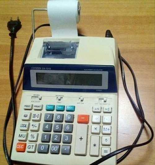 Калькулятор бухгалтерский печатающ Citizen CX-121