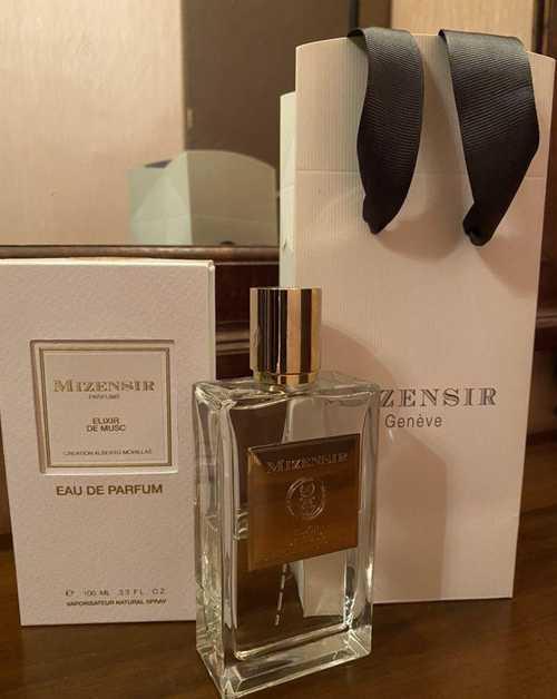 Коробка от парфюма Mizensir Elixir De Musc