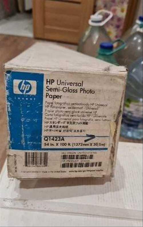 HP Q1423A Фотобумага для плоттера 54"