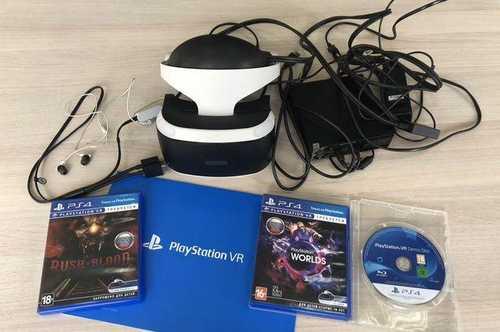 Шлем Playstation VR + игры