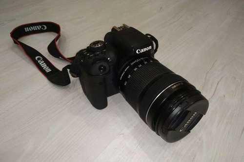 Зеркальный фотоаппарат canon 750D объектив 18-135