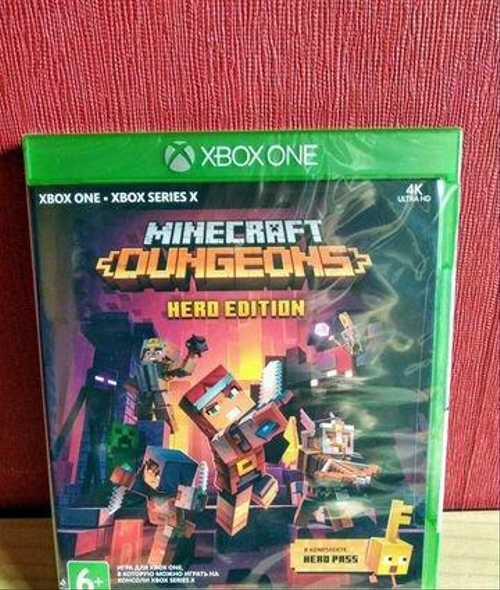 Minecraft Dungeons (+2DLC) xbox новый нераспечатан