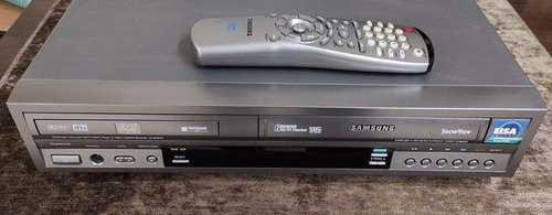 Видеомагнитофон dvd + VHS Hi-fi Samsung