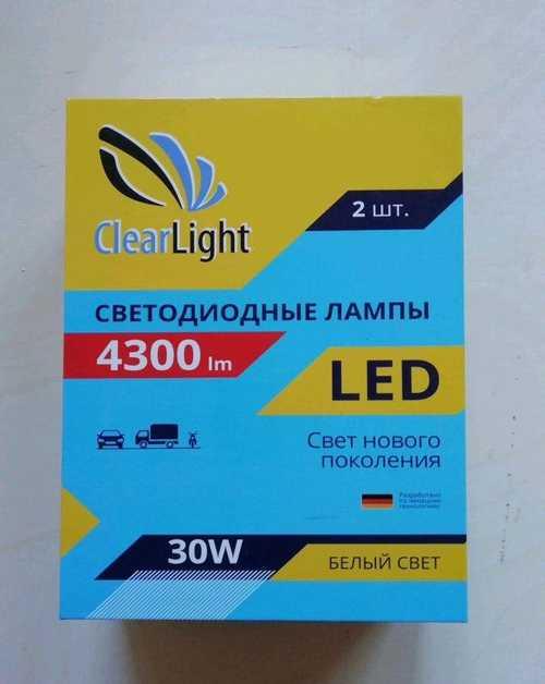 Лед лампы Clearlight H4 4300lm