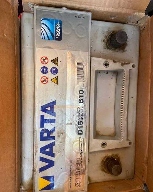 Продам б/у аккумулятор varta 63AH