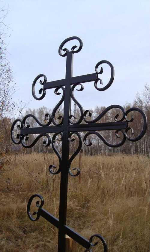 Кресты на кладбище металлические фото