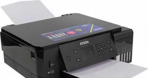 Новый мфу струйное Epson L7160 гарантия 12 мес