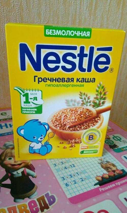Каша гречневая безмолочные Nestle