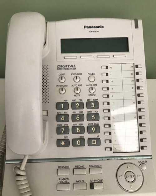 Системный телефон Panasonic KX-T7630