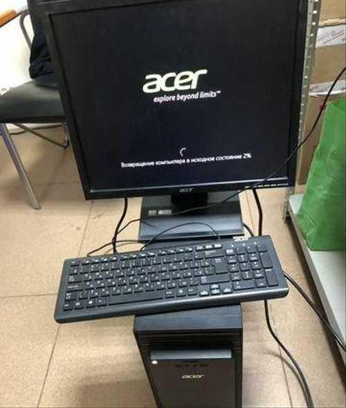Фирменный компьютер Acer с монитором