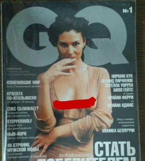 Журнал мужской GQ, Моника Беллуччи и другие