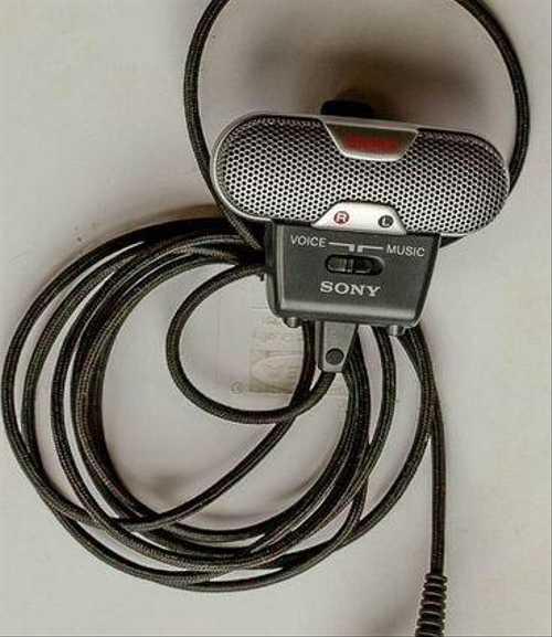 Микрофон Sony ECM-719, петличный стерео