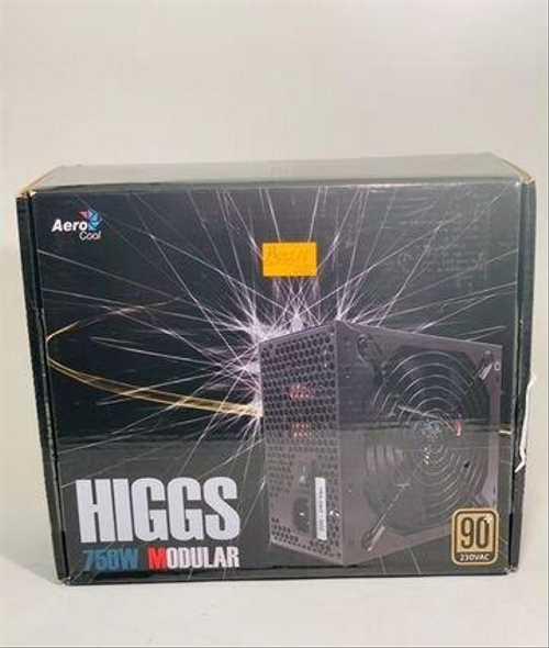 Бп AeroCool higgs 750W отстегивающиеся кабели