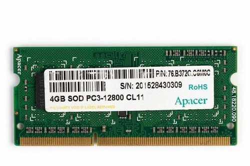 Sodimm DDR3L Apacer 4Gb 1600Mhz