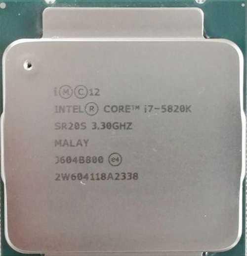 Intel core i7 5820k 6 ядер/12 потоков, 2011-v3 X99