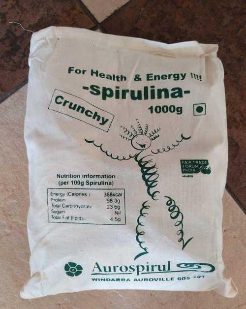 Спирулина spirulina aurovile Cупер фуд