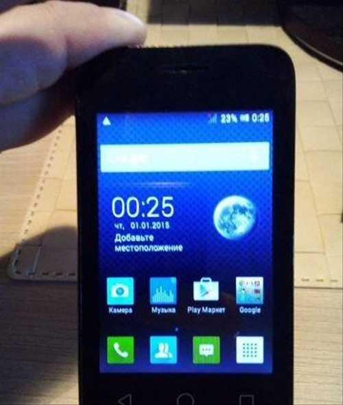 Alcatel Pixi 3 модель 4009D