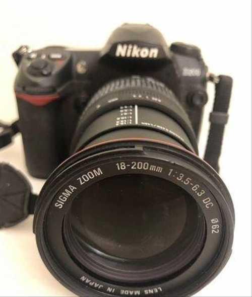 Фотоаппарат Nikon D200 c универсальным объективом