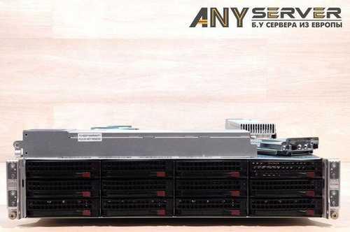 Сервер Supermicro 6028TR 4*E5-2667v3 512Gb 12LFF