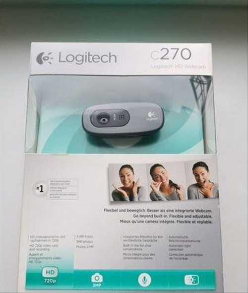 Новая веб-камера Logitech c270 HD720p