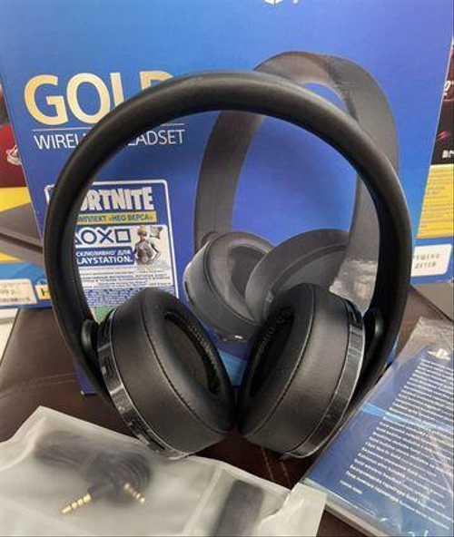 Sony gold wireless headset ps4
