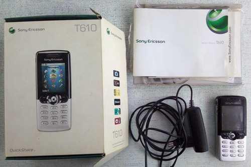 Мобильник Sony Ericsson T610 с двумя зарядниками
