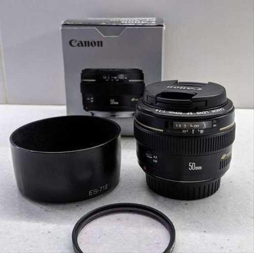 Объектив Canon EF 50mm f/1.4