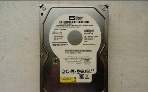 Жёсткий диск Western Digital WD800aajs (80 Гб)