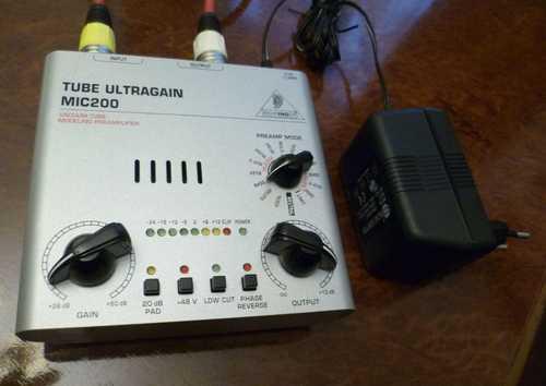 Усилитель Behringer tube ultragain MIC200