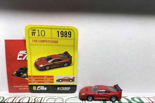 Модель автомобиля Ferrari F40 1/100