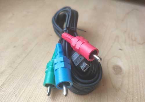 Кабель мультимедийный 10pin - 3x RCA (VMC-15FS)
