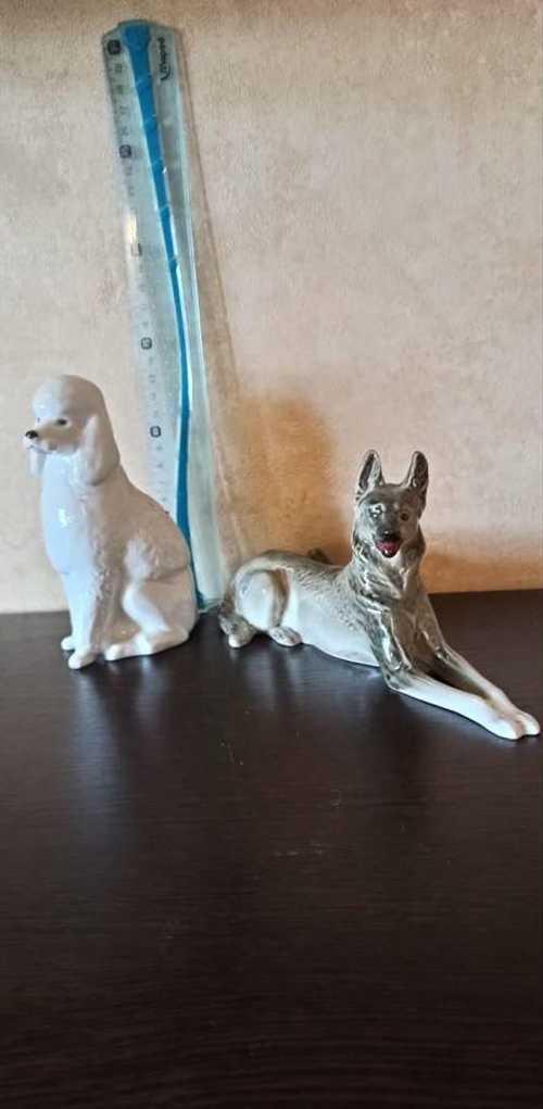 Фарфоровые собаки статуэтки