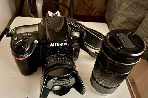 Фотоаппарат nikon D600, плюс два обьктива