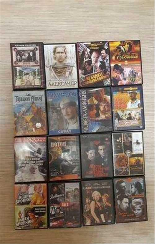 CD и DVD диски: фильмы, мультфильмы