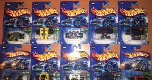 Hot Wheels сет из 10 моделей 2004 г. Fatbax первое